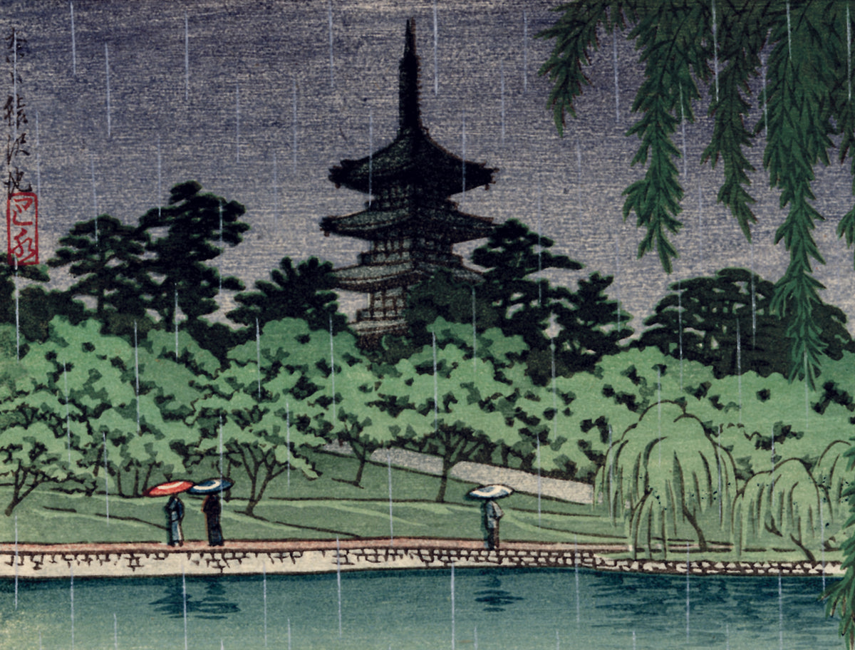 Hasui: Calendar Print Proof of Nara (Sold) – Egenolf Gallery Japanese ...