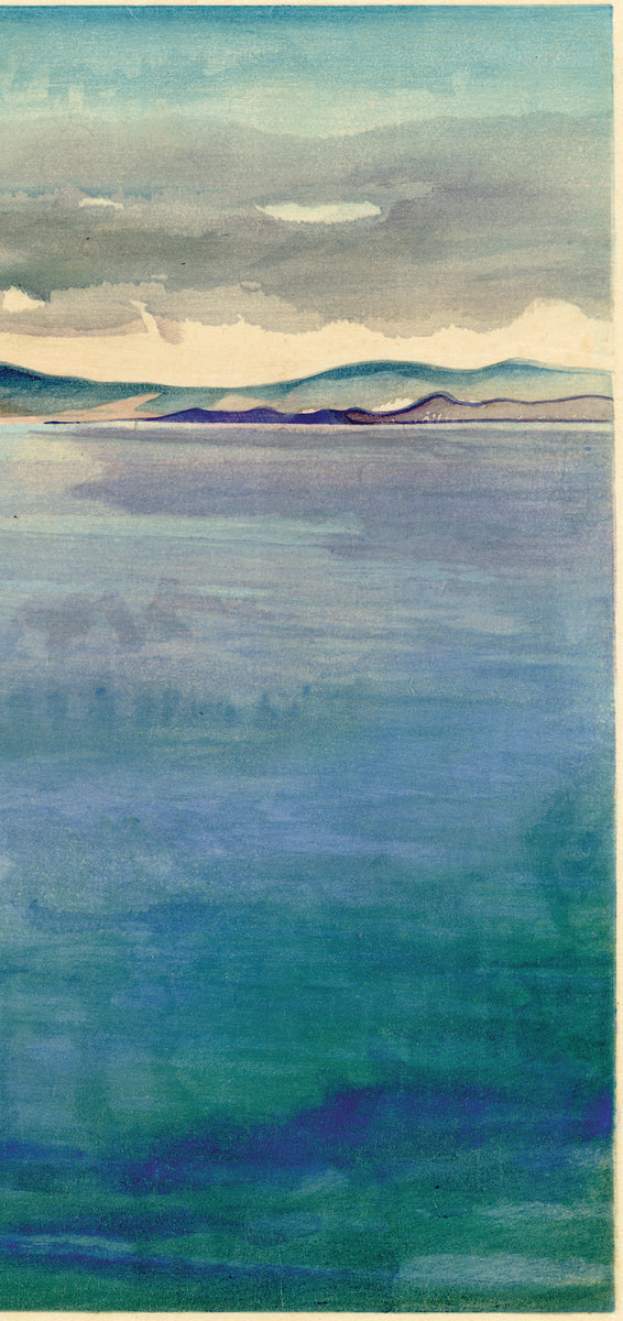 Obata: Before the Rain, Mono Lake (Sold) – Egenolf Gallery Japanese Prints